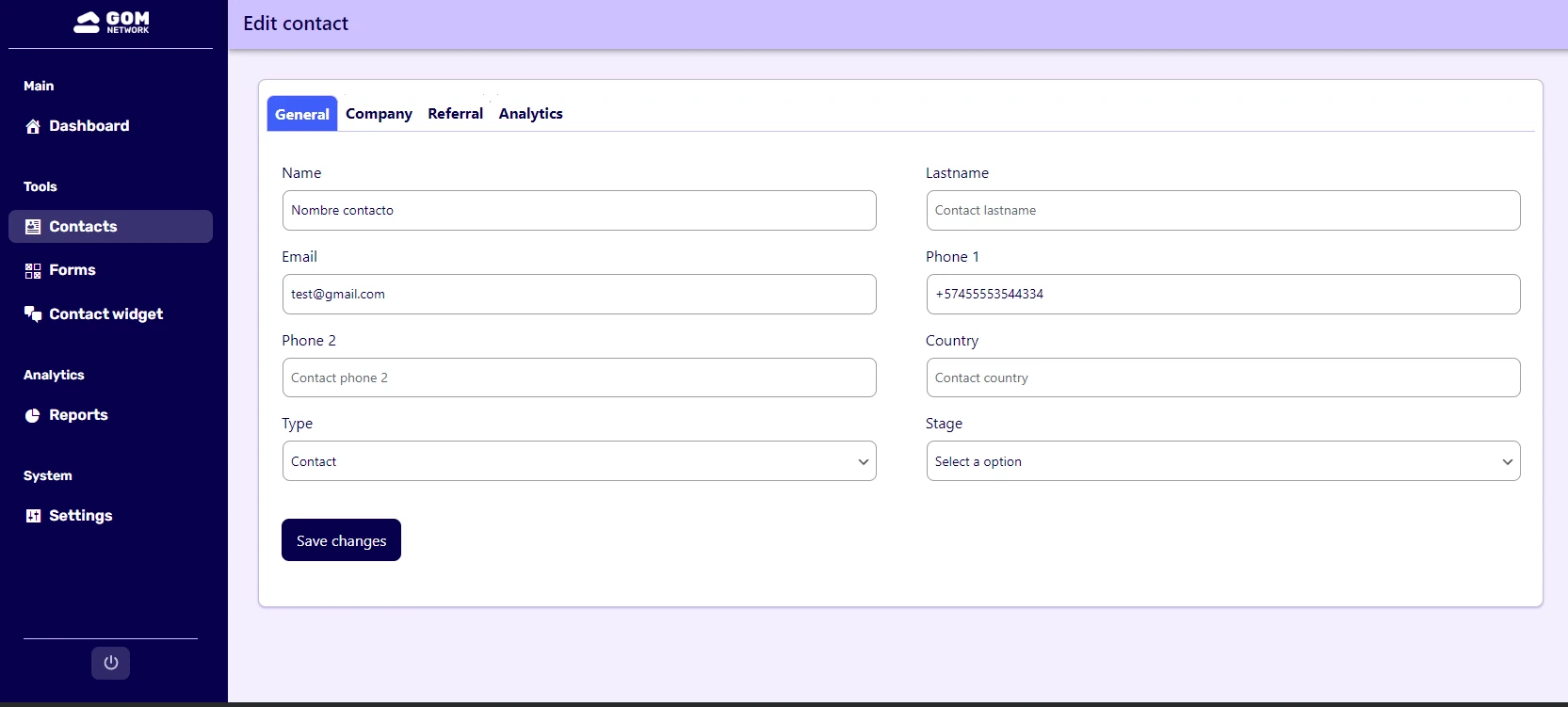 GOM Tools Kit de herramientas para tu sitio web