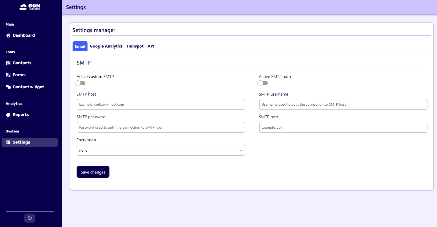 GOM Tools Kit de herramientas para tu sitio web