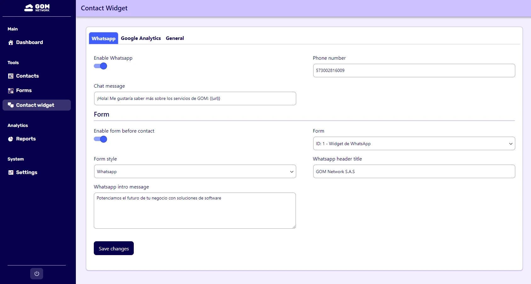 GOM Tools Kit de herramientas para tu sitio web